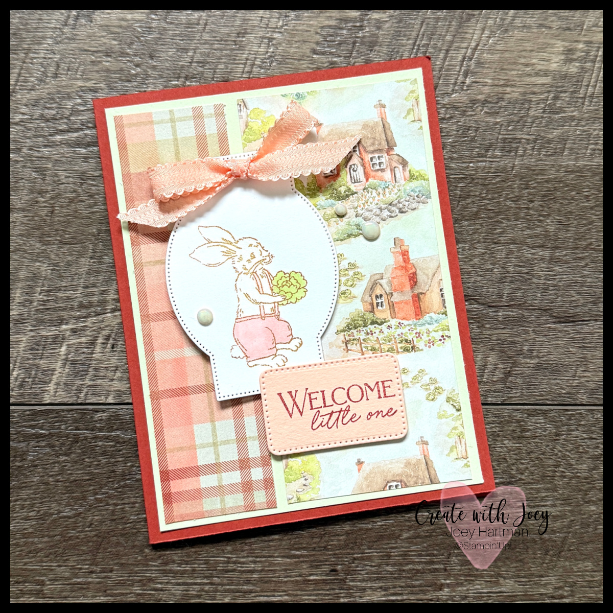 Stampin’ Up!’s Storybook Friends Baby Card!